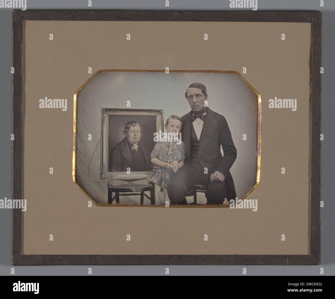 3 Generation-Portrait of Gerrit de Veer (Op Pastel), Aart de Veer Gzn ...