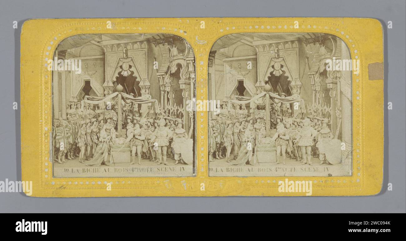 Fourth company, fourth scene of La Biche Au Bois, Charles Dauvois, 1873 ...