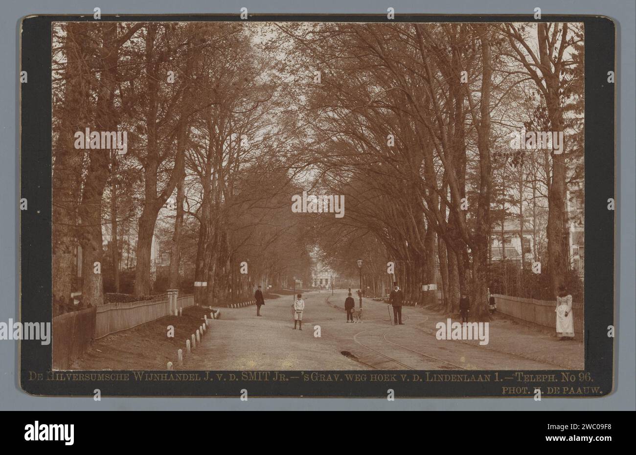 Cityscape Hilversum, Henri de Paauw, 1896 photograph. cabinet ...