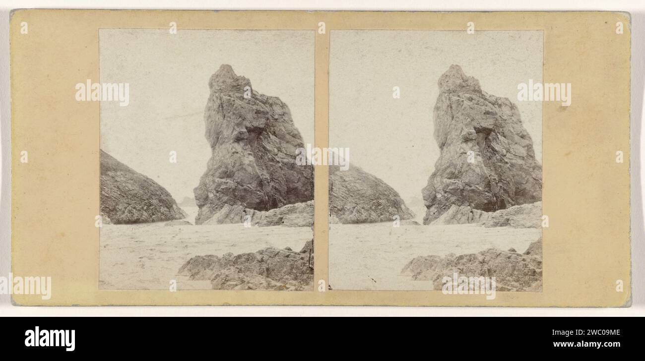 Steeple Rock in Kynance Cove near Cornwall, England, William Palmer ...