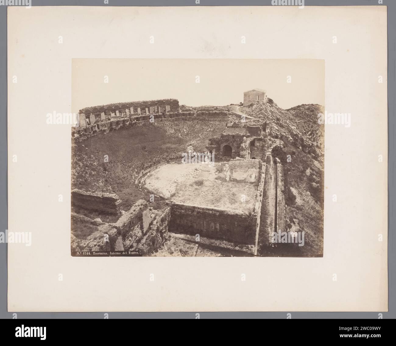 Remnants of the amphitheater of Taormina, Italy, Anonymous, 1851 - 1900 ...