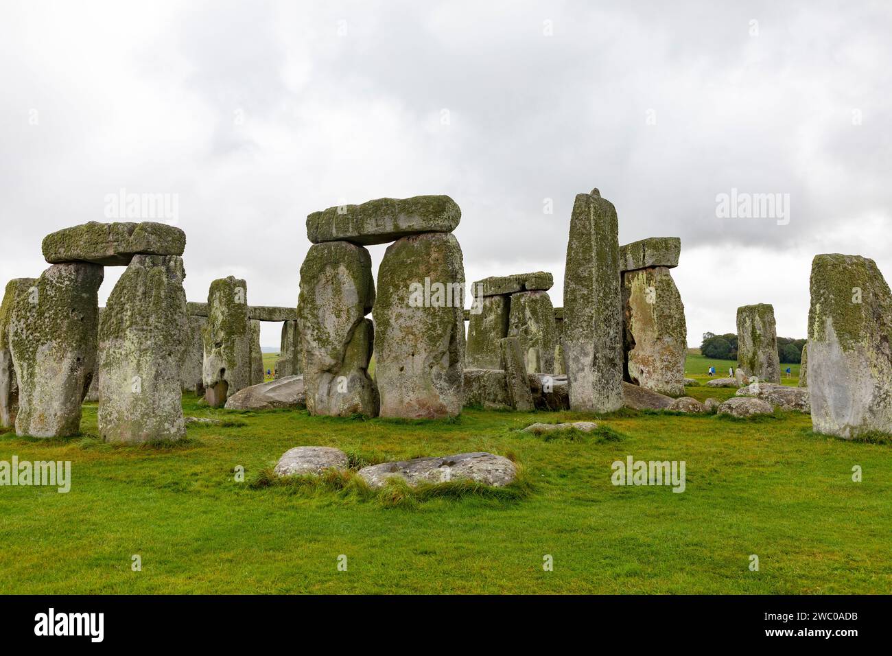 Stonehenge stone circle monument on salisbury plain in Wiltshire ...