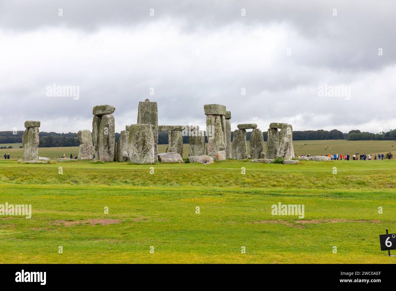 Stonehenge stone circle monument on salisbury plain in Wiltshire ...