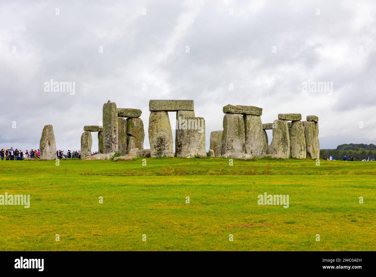 Stonehenge stone circle monument on salisbury plain in Wiltshire ...