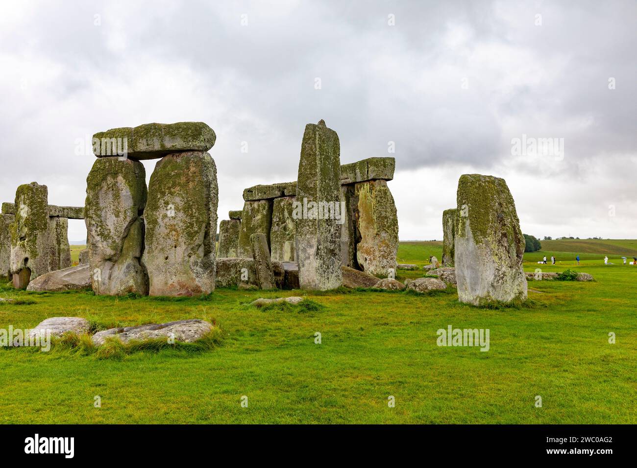Stonehenge stone circle monument on salisbury plain in Wiltshire ...