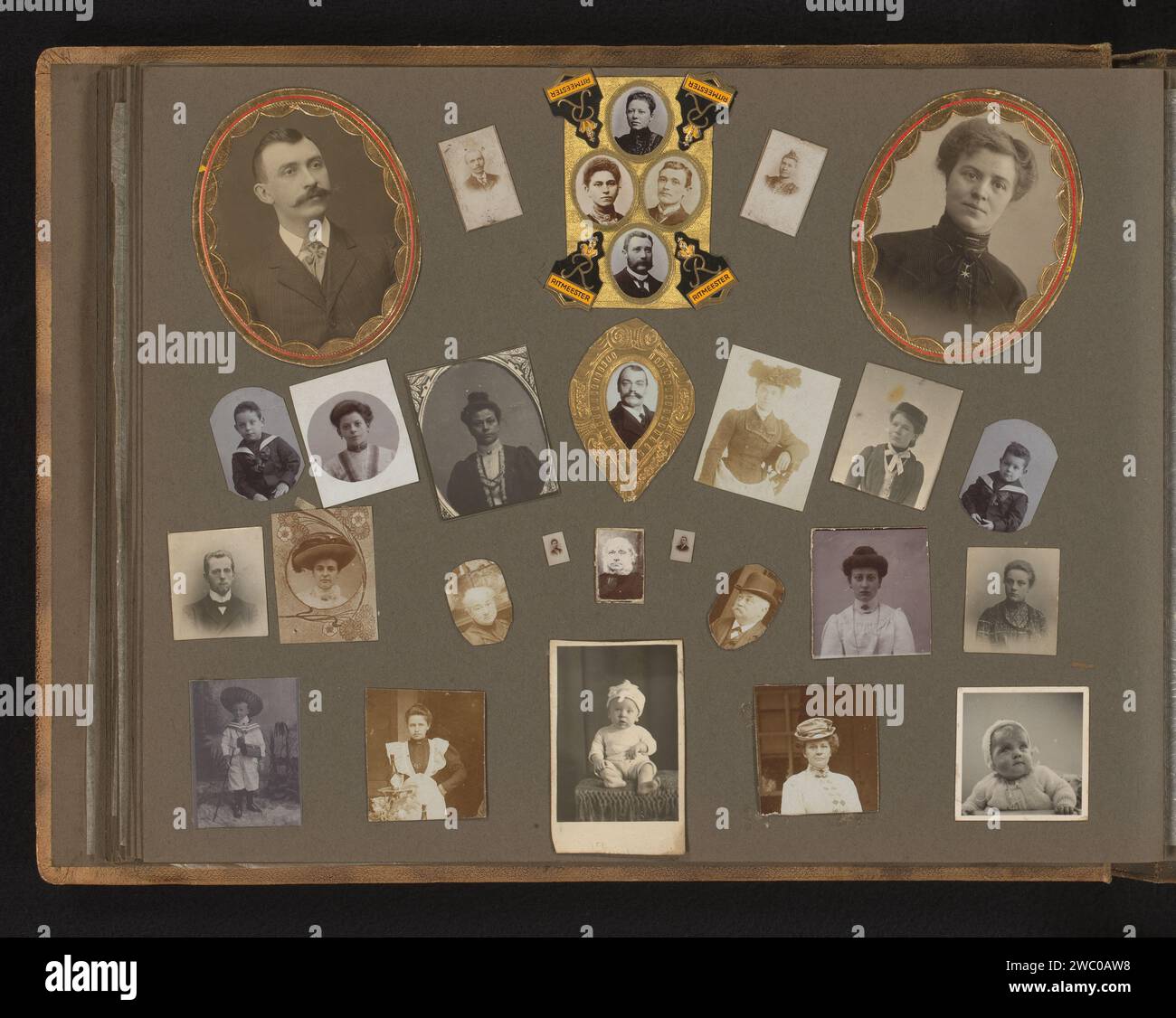 Photo collage of twenty -nine portraits, Anonymous, 1900 - 1950 ...