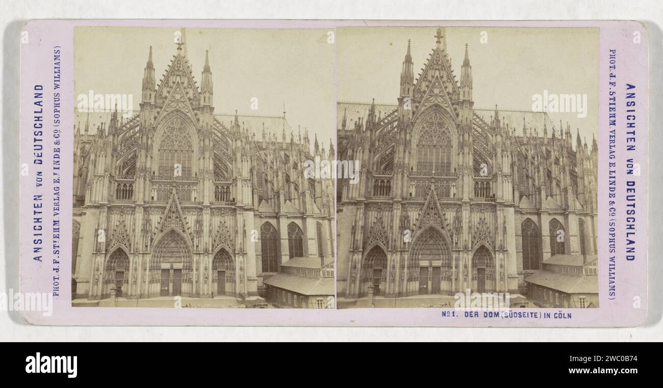 South portal of the Dom van Keulen, Johann Friedrich Stiehm, 1867 ...