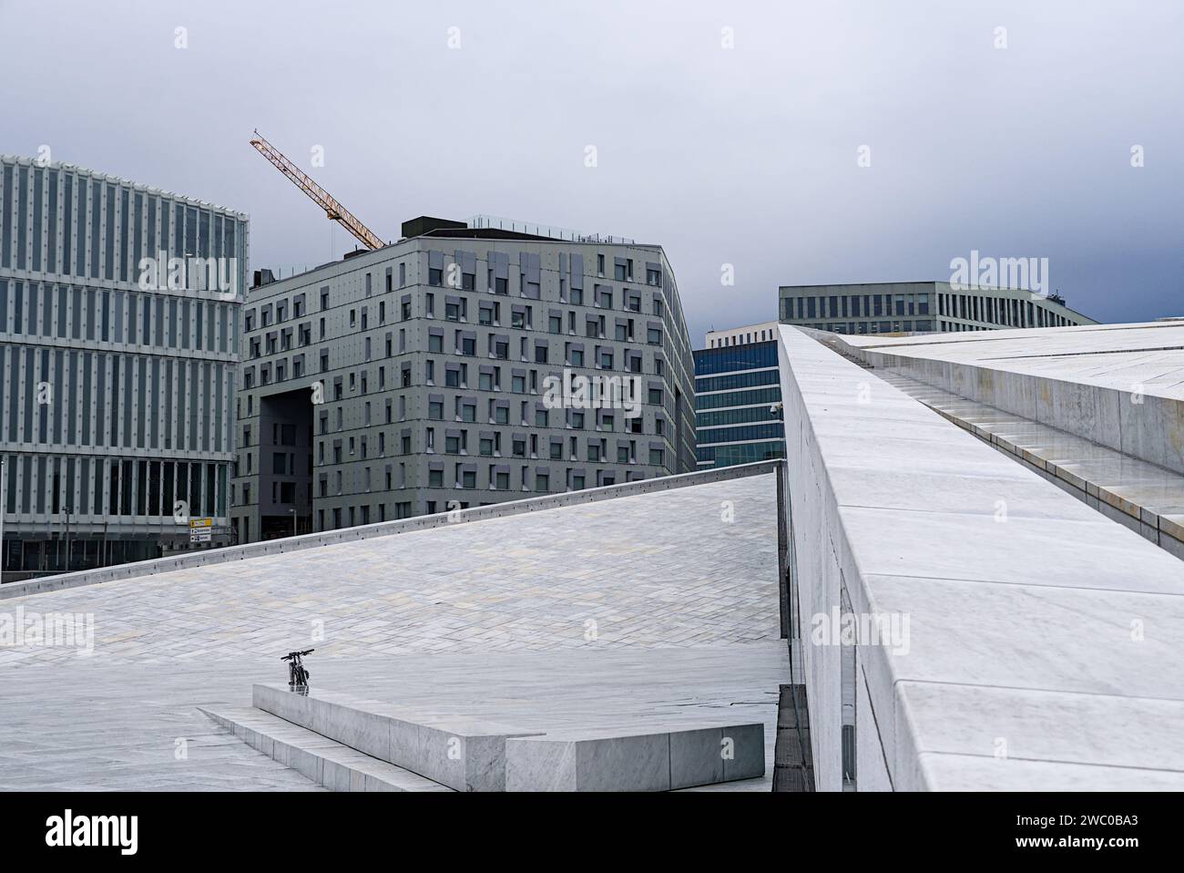 Roof of National Opera House in Oslo, Norway Stock Photo - Alamy