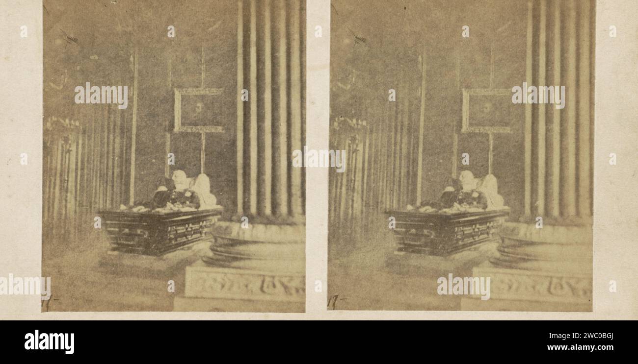 Baar van Frederik Willem IV van Pruisen, Anonymous, 1861 stereograph ...