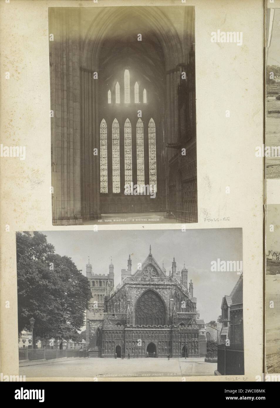 Five Sisters Window in the Cathedral of York, 1899 photograph Part of ...