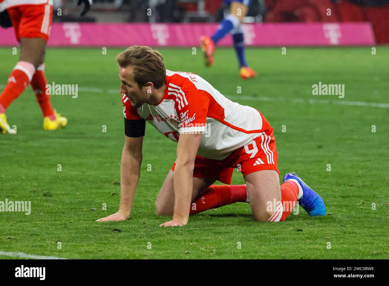 Muenchen, Deutschland. 12th Jan, 2024. Harry Kane (FC Bayern Muenchen ...
