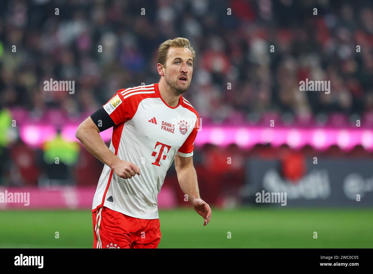 Muenchen, Deutschland. 12th Jan, 2024. Harry Kane (FC Bayern Muenchen ...