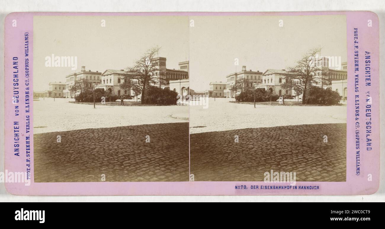 Hannover train station, Johann Friedrich Stiehm, 1869 - 1872 ...