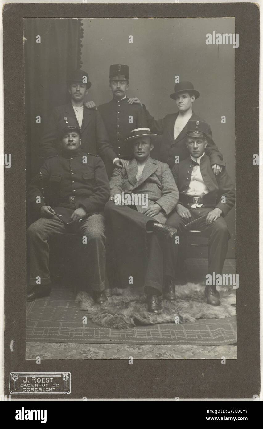 Studio portrait of a group of men, c. 1890 - c. 1920 photograph ...