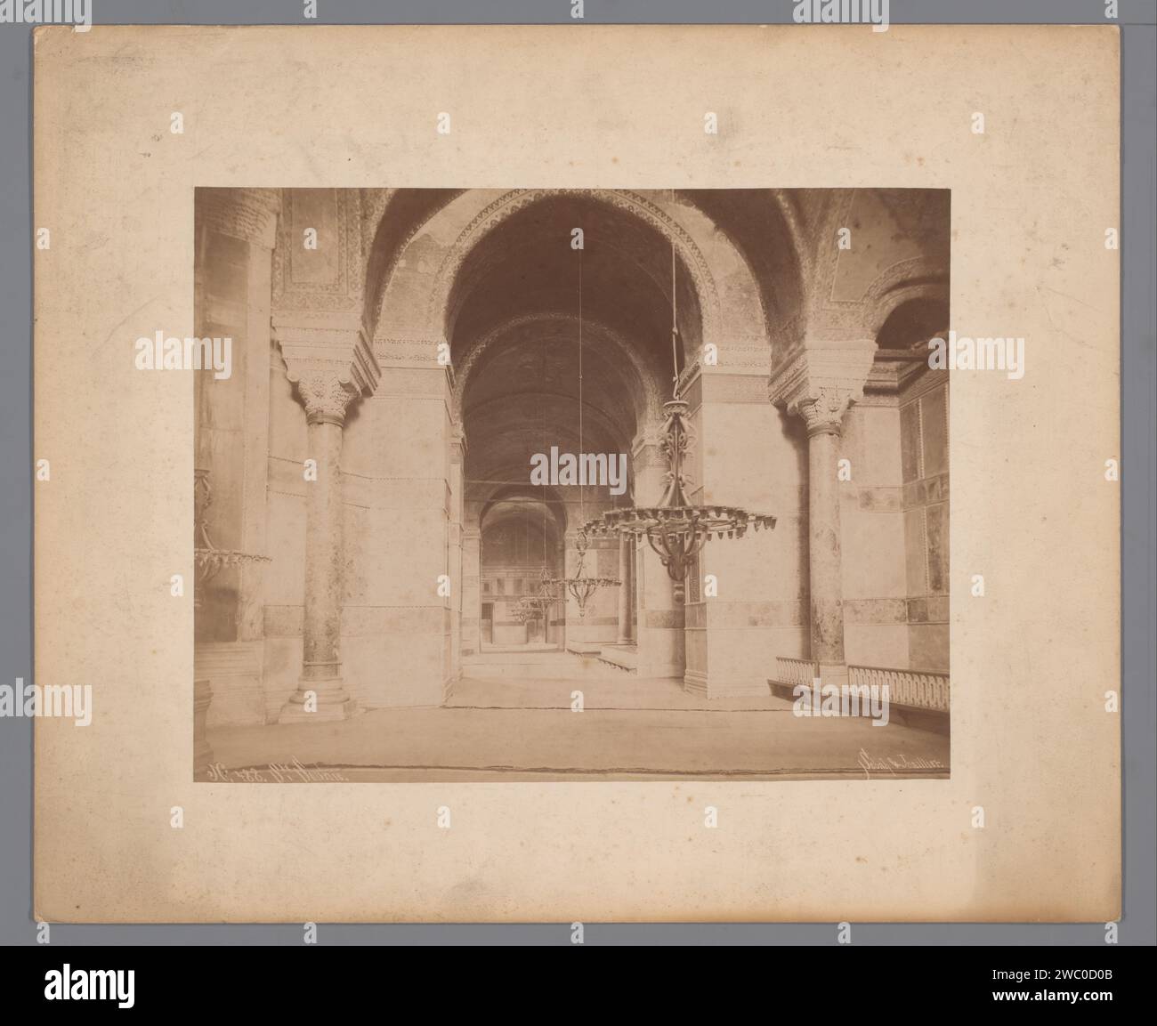 Interior Van de Hagia Sophia, Sébah & Joaillier, 1888 - 1900 photograph ...