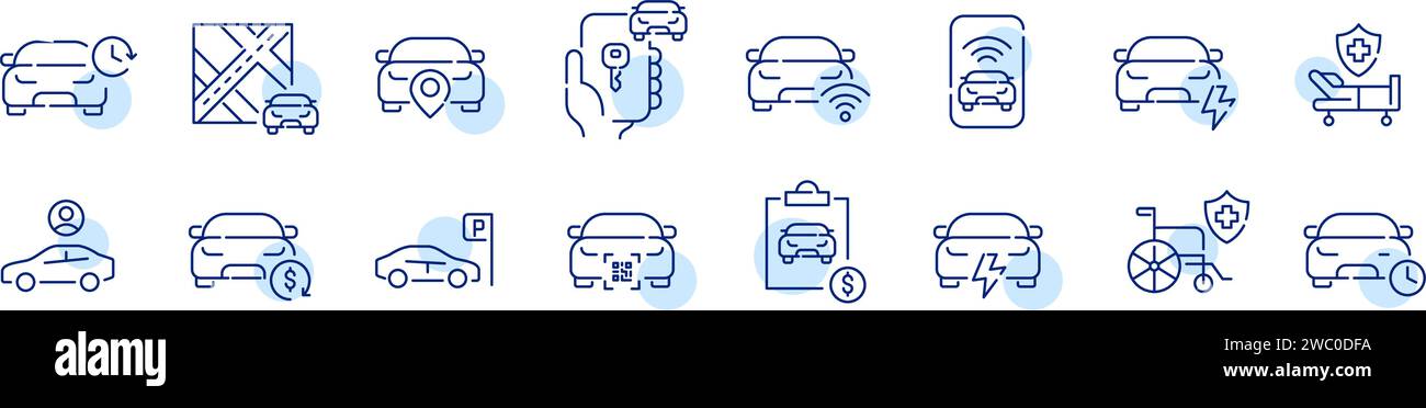 Car rental office airport Stock Vector Images - Alamy