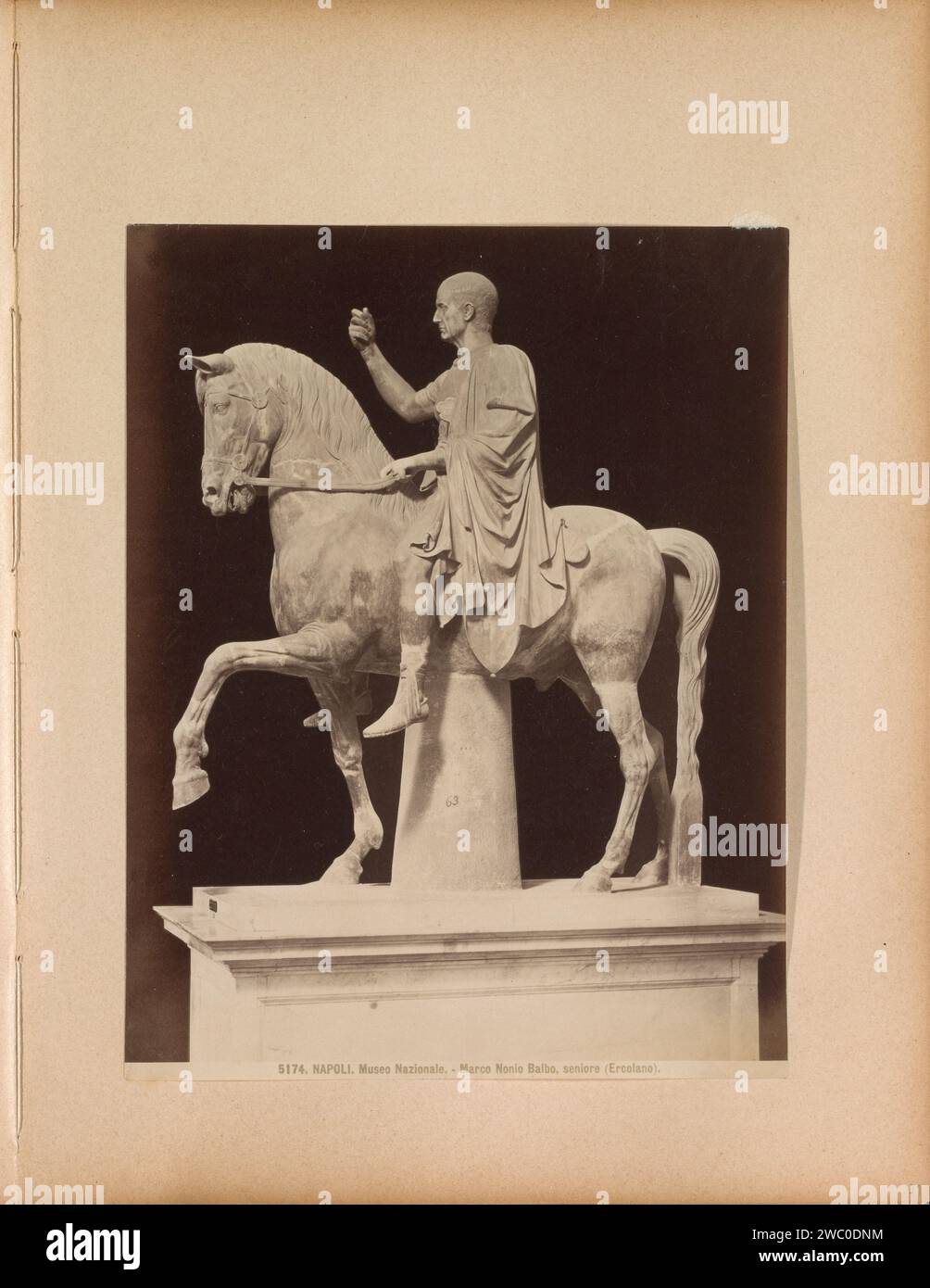 Statue of marcus nonius balbus hi-res stock photography and images - Alamy