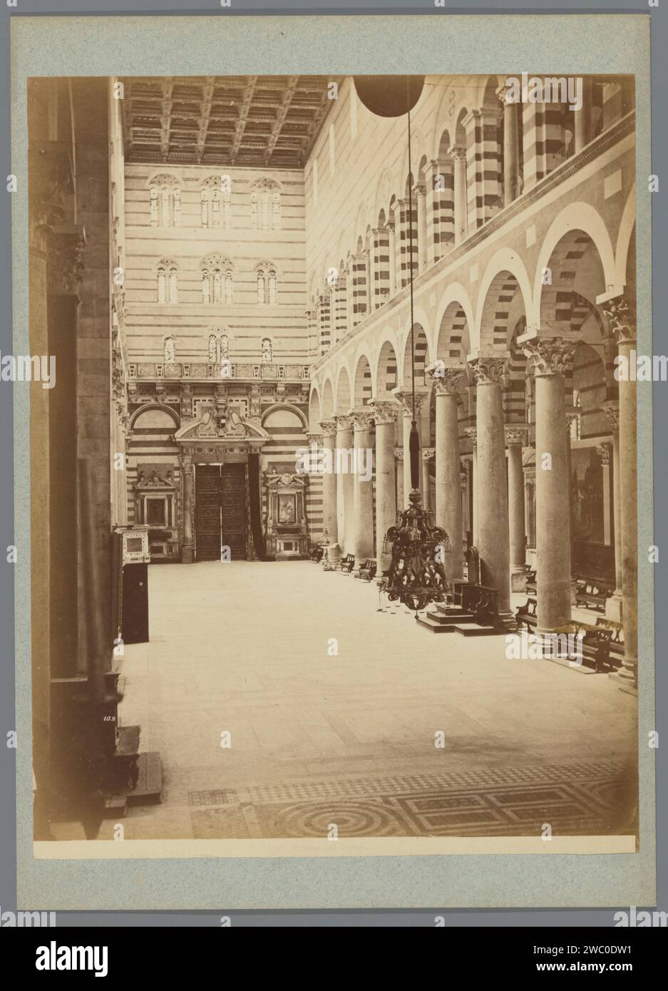 Interior of the Dom of Pisa, Enrico van Lint, 1851 - 1879 photograph ...