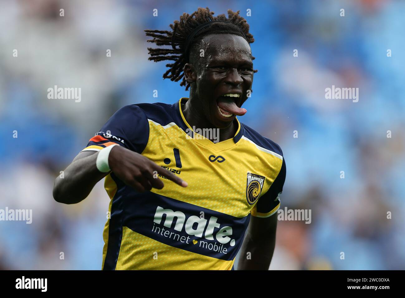 Sydney, Australia. 13th Jan, 2024. Jing Reec of Central Coast Mariners ...