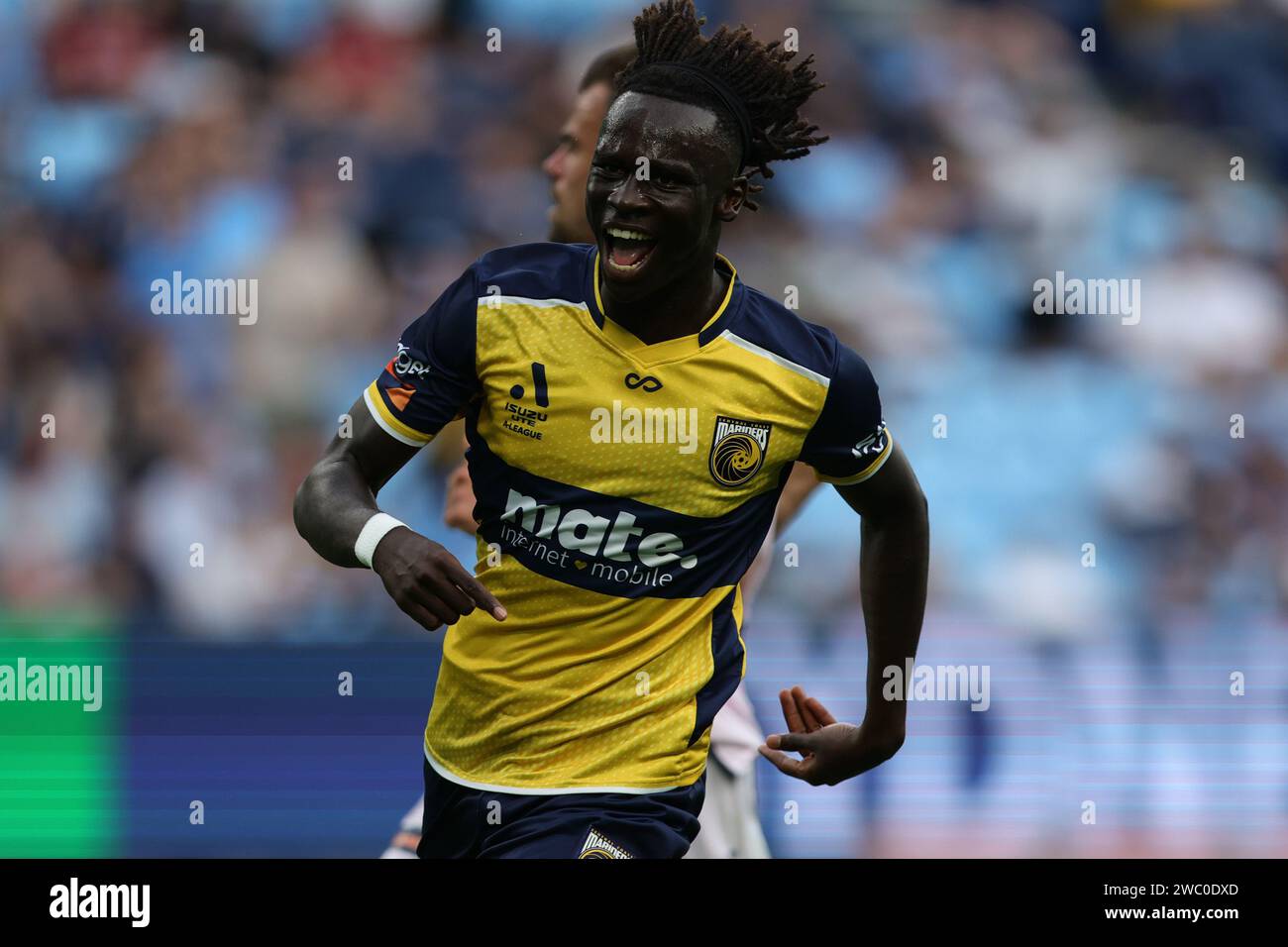 Sydney, Australia. 13th Jan, 2024. Jing Reec of Central Coast Mariners ...