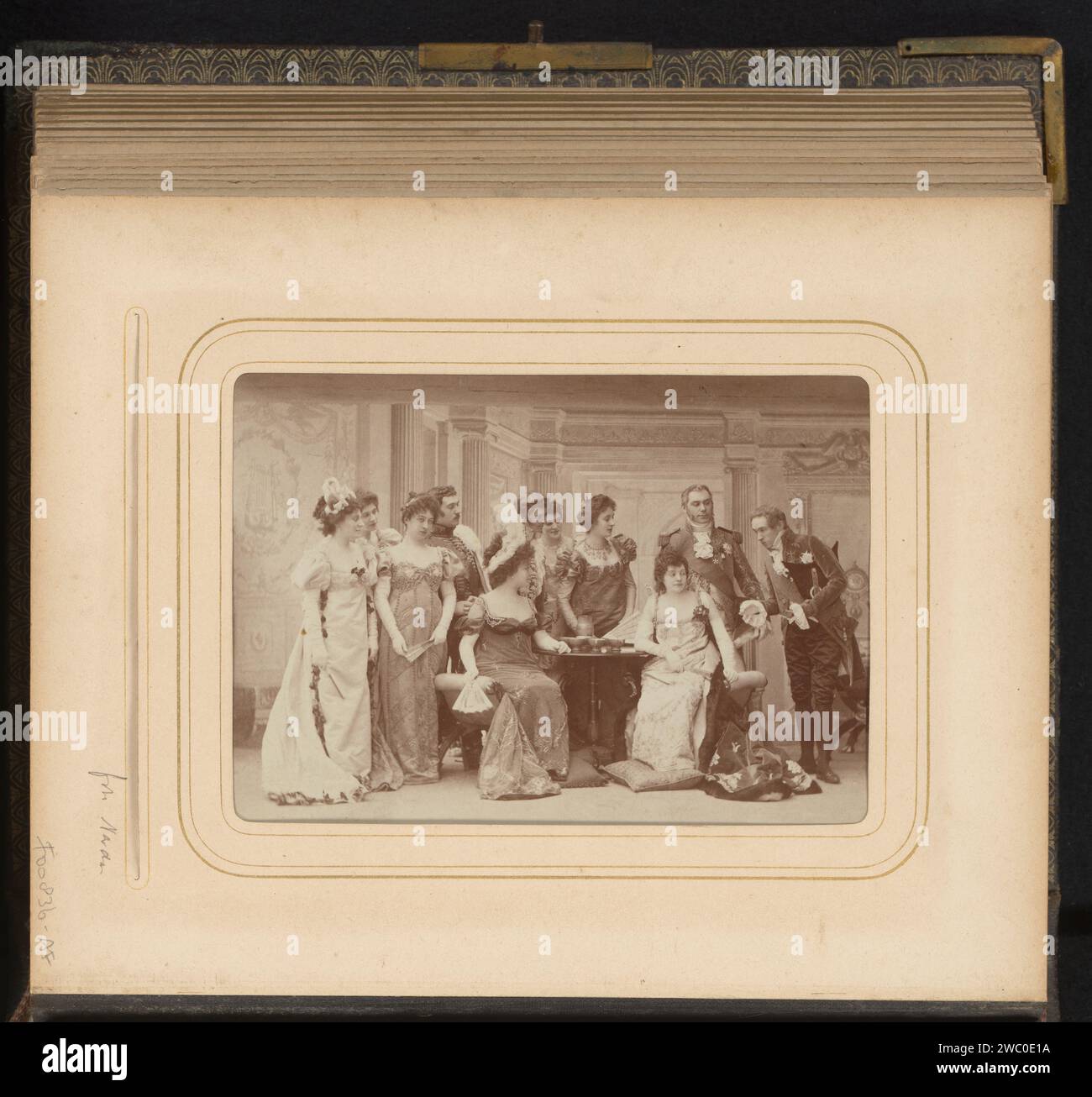 Group portrait of a theater group in Fantasie Kostums, J.M. PIELS & CO ...