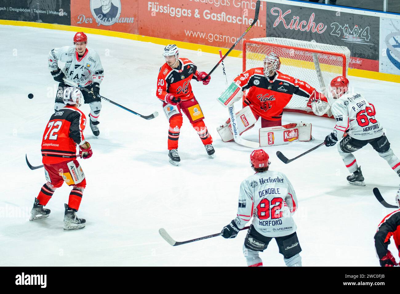 Halle, Deutschland. 12th Jan, 2024. Halle, Deutschland 12. Januar 2024 ...