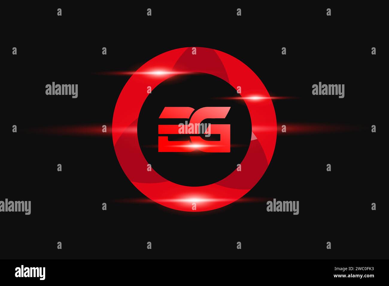 Bg red logo hi-res stock photography and images - Alamy