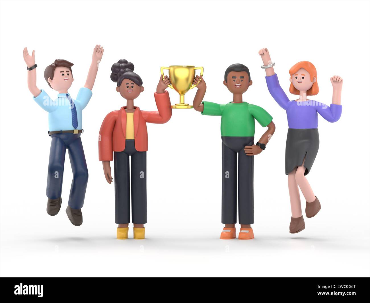 Teamwork achievements Cut Out Stock Images & Pictures - Alamy