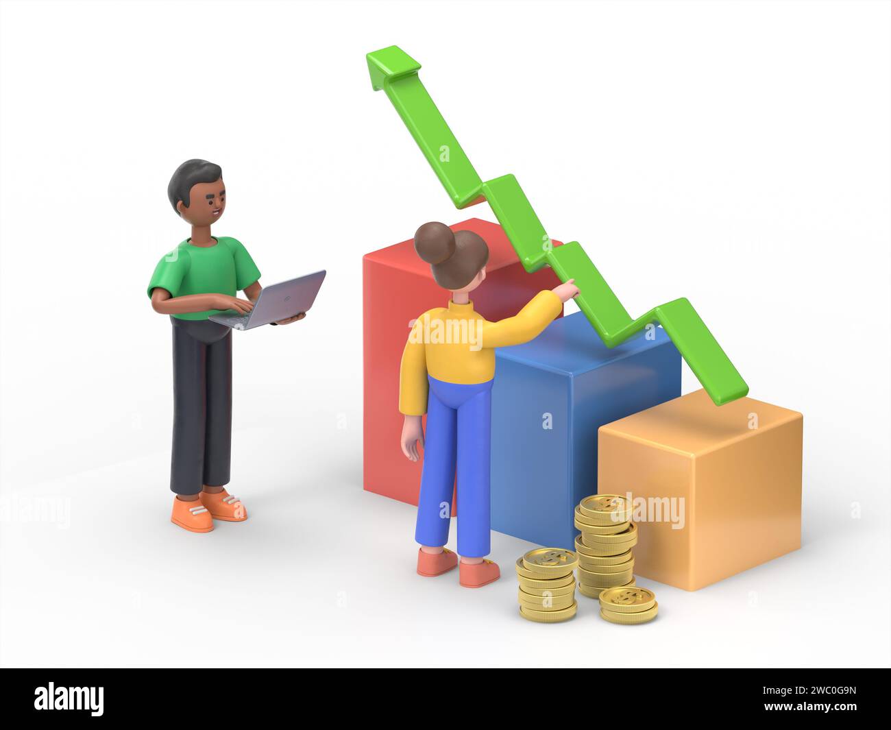 Business finance calculating tax Cut Out Stock Images & Pictures - Alamy