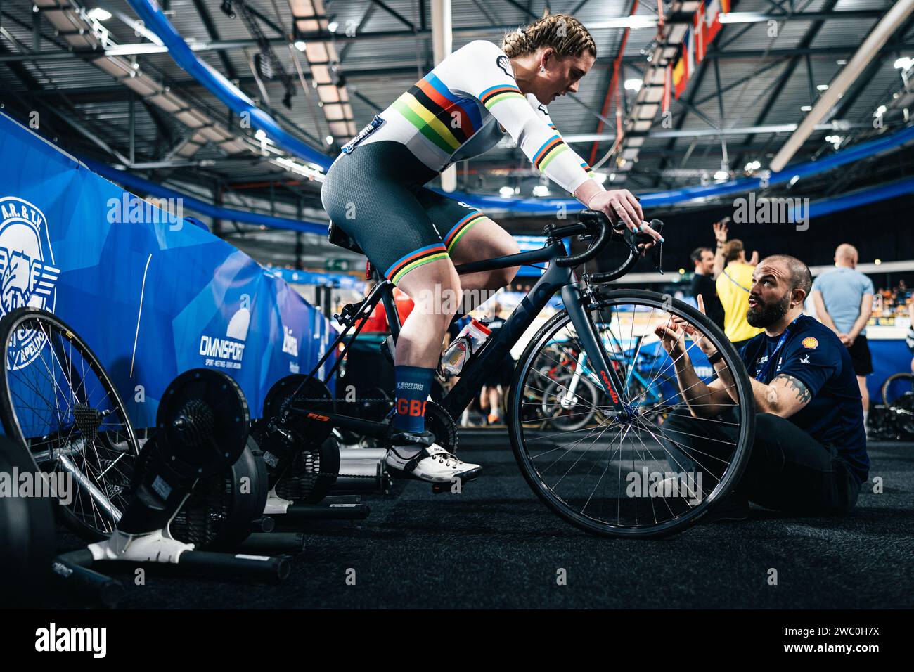 Apeldoorn, Netherlands. 12th Jan, 2024. Picture by Alex Whitehead/SWpix ...