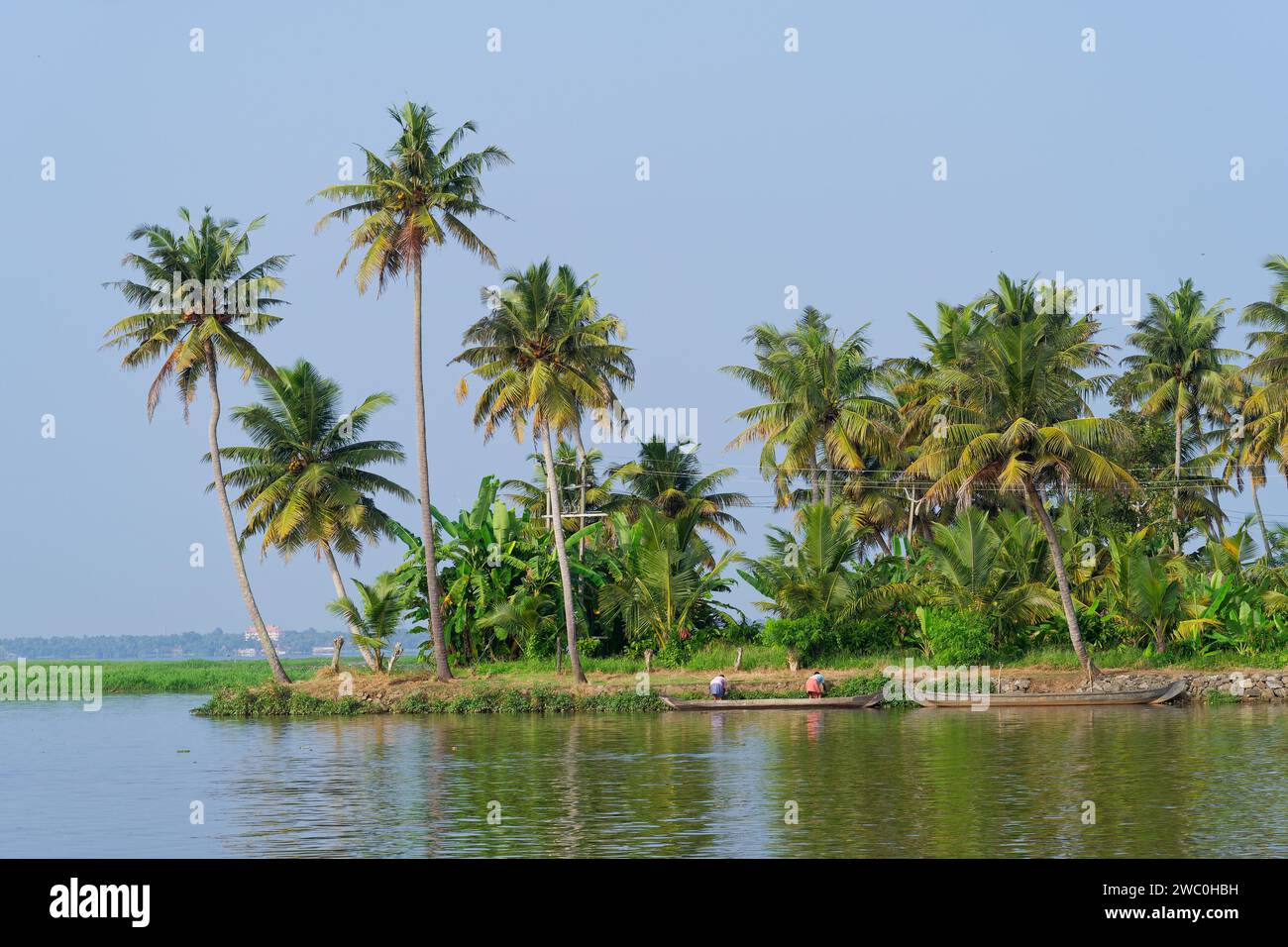 Indien kerala backwaters hi-res stock photography and images - Alamy