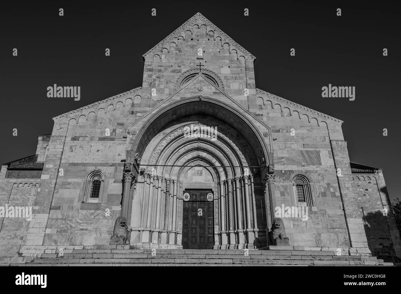 The cathedral of Ancona is dedicated to San Ciriaco. It is a medieval ...