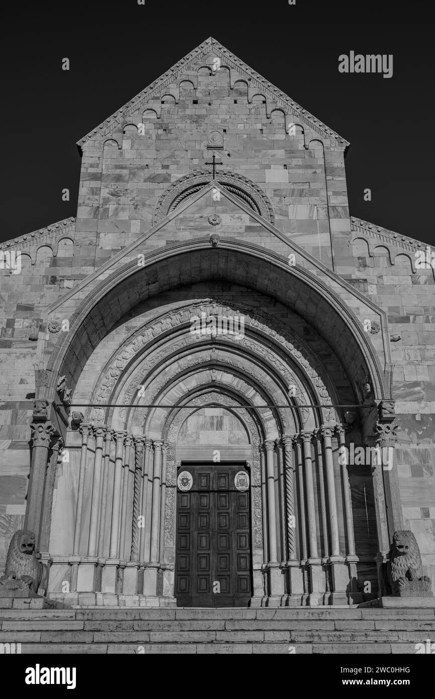 The cathedral of Ancona is dedicated to San Ciriaco. It is a medieval ...