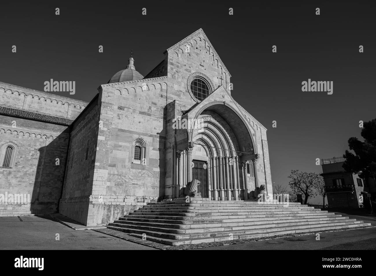 The cathedral of Ancona is dedicated to San Ciriaco. It is a medieval ...
