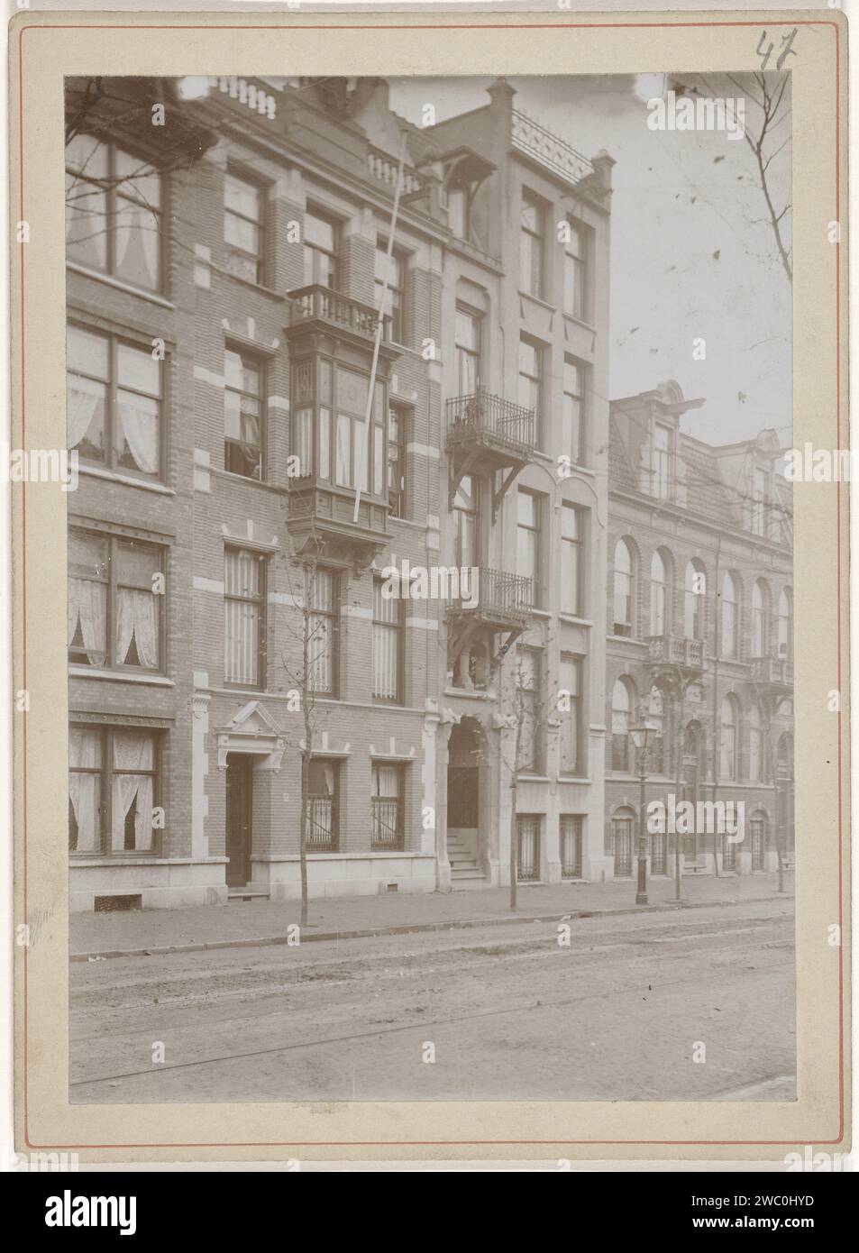 Street Speech on the Willemsparkweg in Amsterdam, numbers 215 and 217 ...