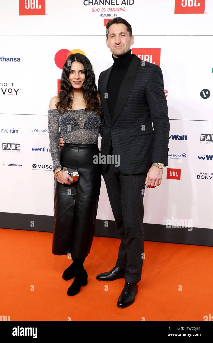 Lilli Hollunder mit Ehemann Rene Adler beim Charity Konzert Channel Aid ...