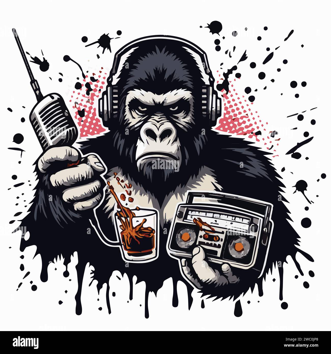 Ape dj hi-res stock photography and images - Alamy
