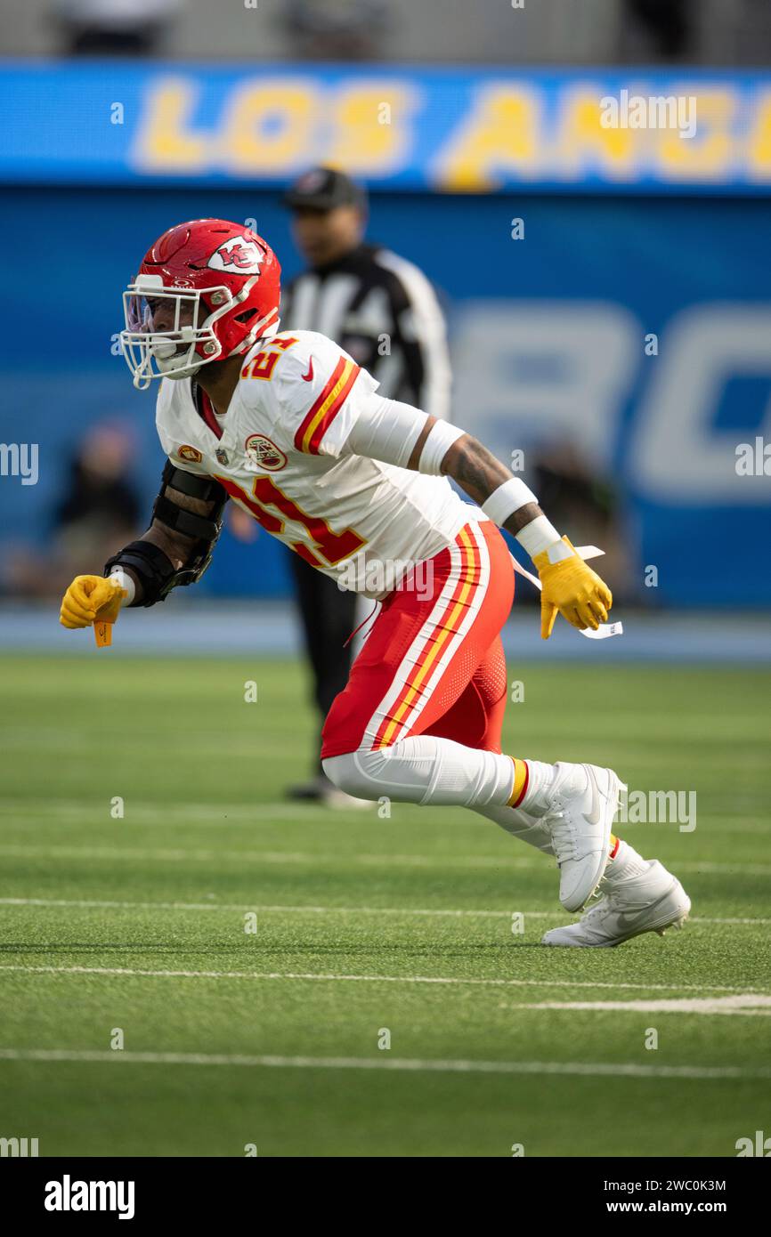 Kansas City Chiefs safety Mike Edwards (21) runs during an NFL football ...