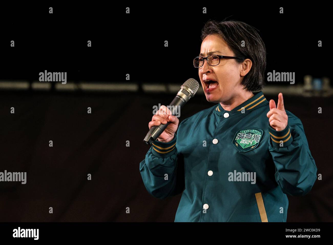 Taipei, Taiwan. 11th Jan, 2024. Hsiao Bi-khim, vice presidential ...