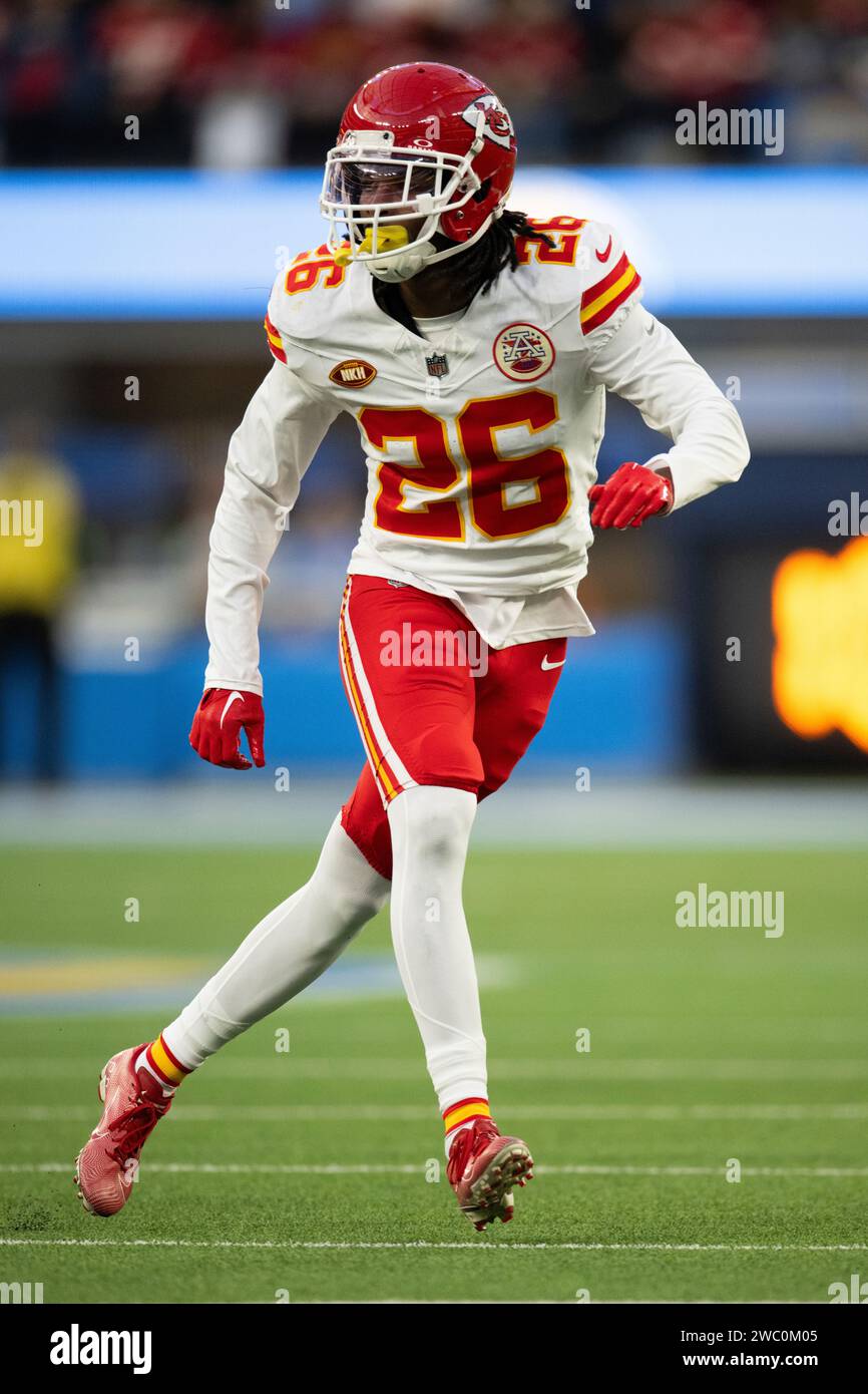 Kansas City Chiefs safety Deon Bush (26) takes his stance during an NFL ...