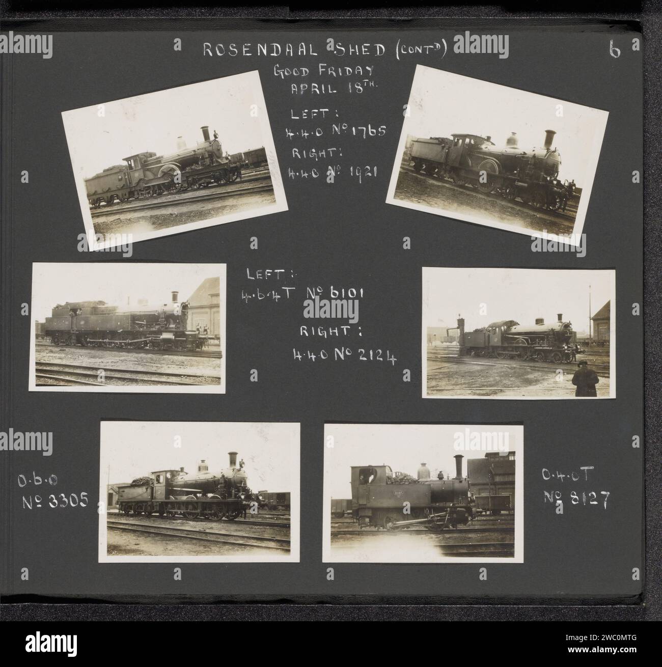 Locomotives on railway yard Roosendaal (2), 1930 photograph Album ...