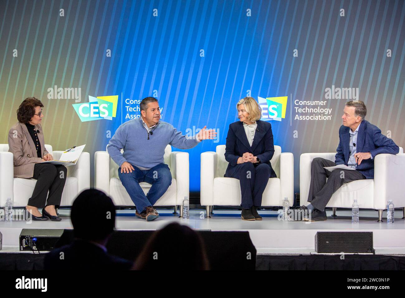 Las Vegas, USA. 12th Jan, 2024. (L to R) Senator Jacky Rosen, Nevada ...