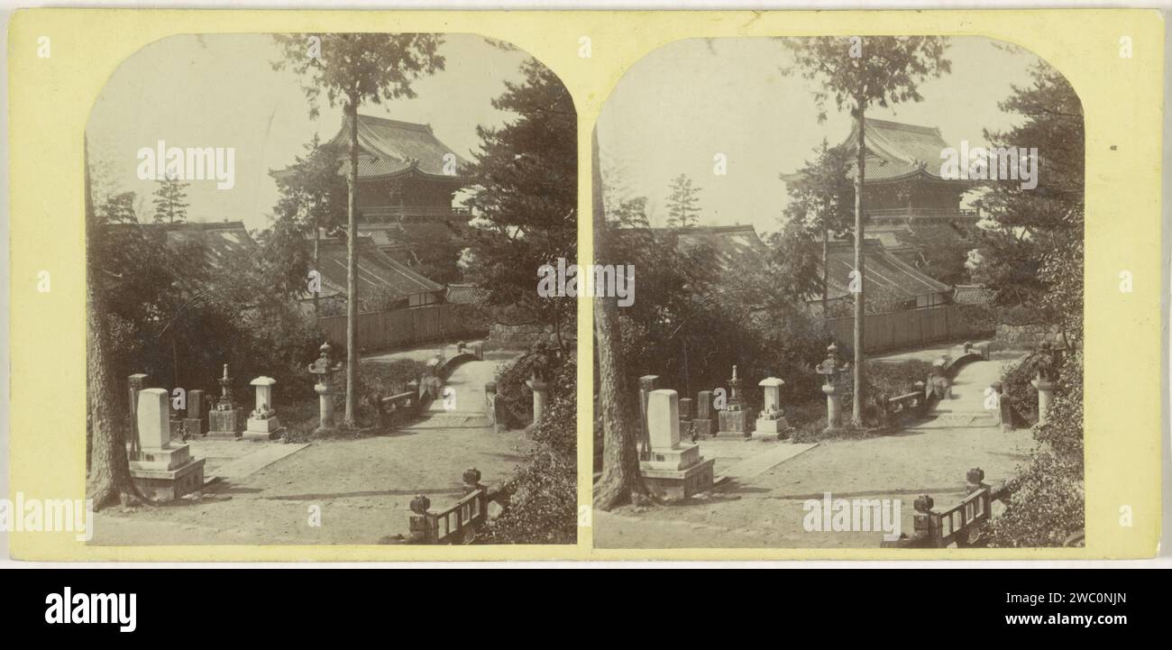Nanzen -Ji Temple in Kioto, Japan, Anonymous, 1861 - 1870 stereograph ...