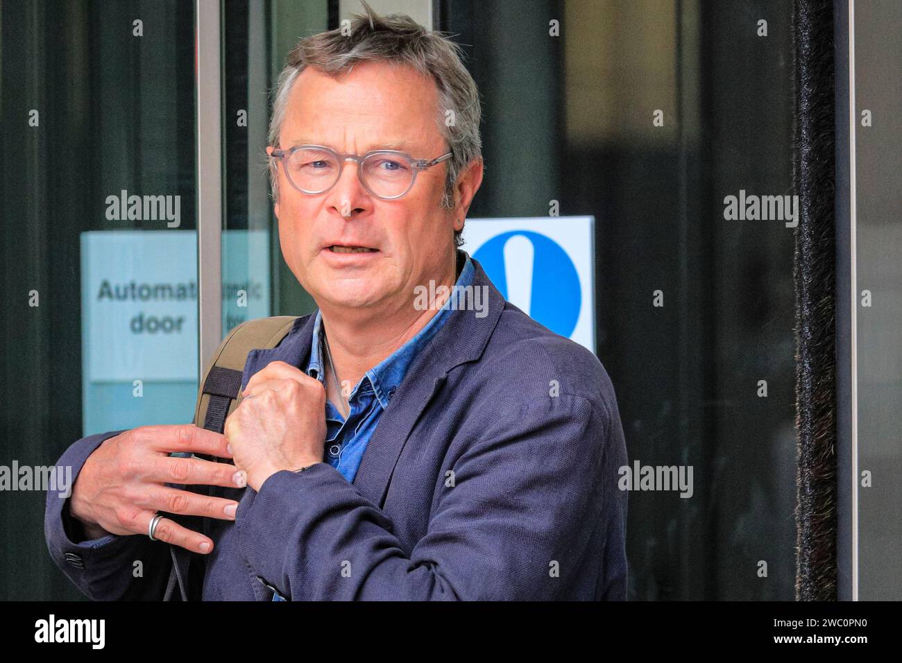 Hugh Fearnley-Whittingstall, celebrity chef and journalist, at the BBC ...