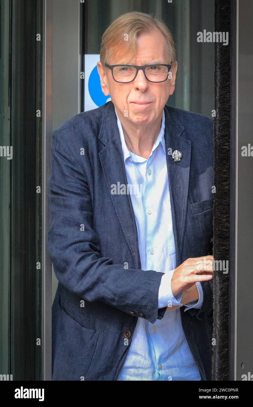 Timothy Spall, English actor and presenter, at the BBC in London ...