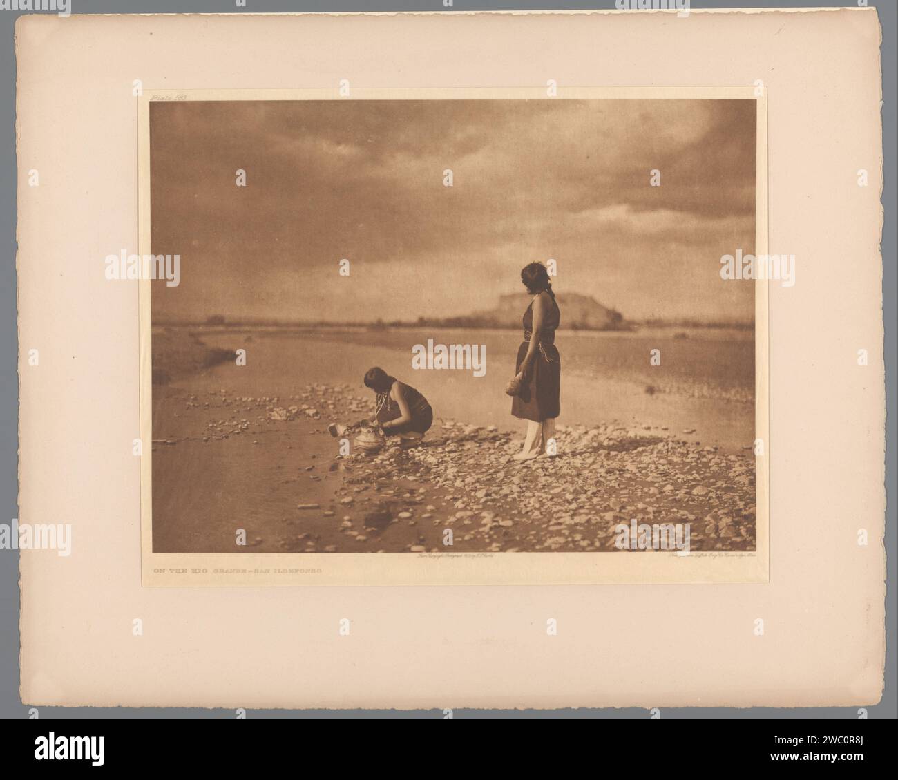 On the Rio Grande- San Ildefonso, Edward Sheriff Curtis, photograph ...