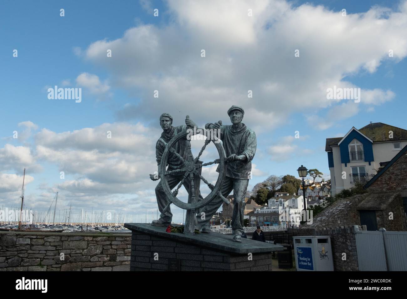 Statue brixham harbour hi-res stock photography and images - Alamy