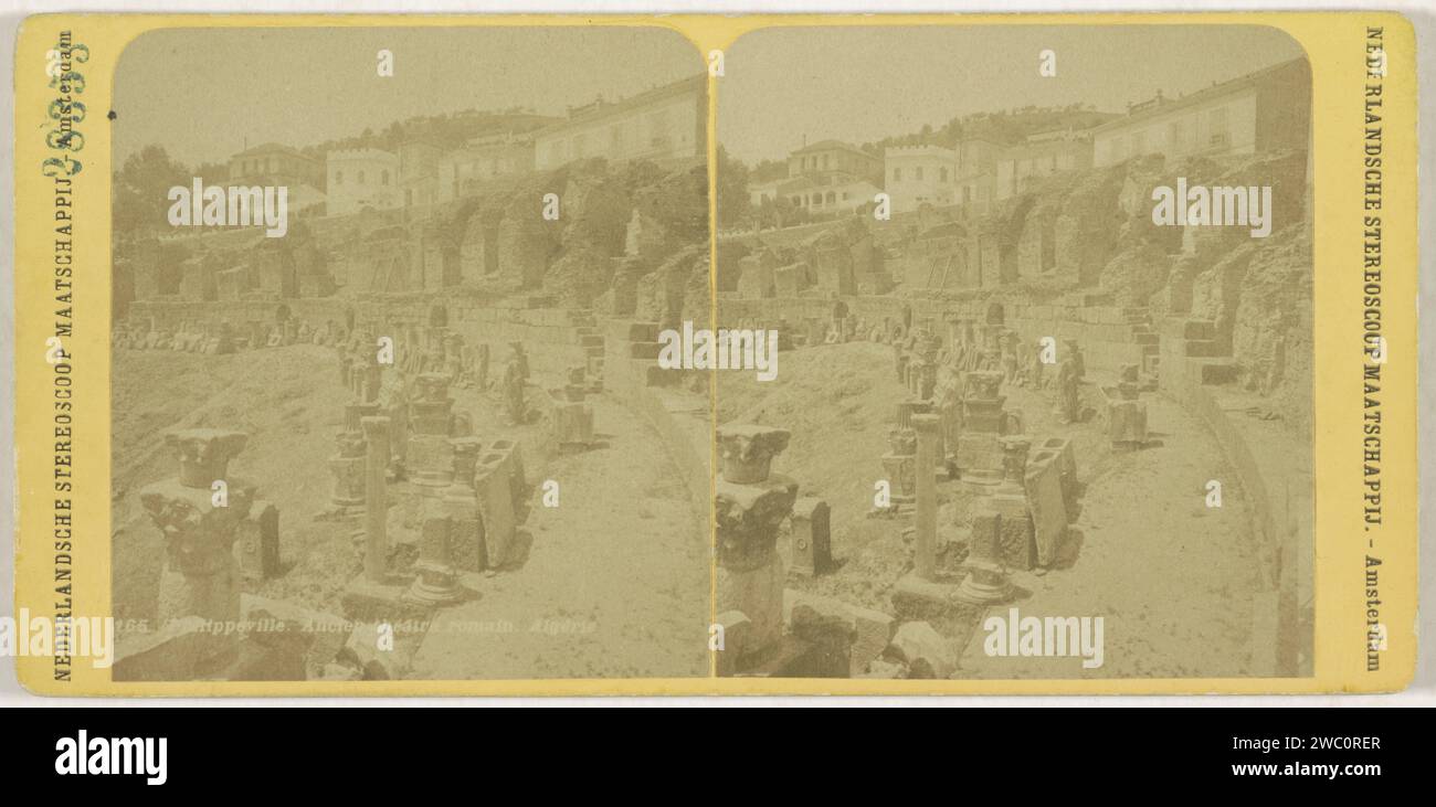 Roman Amfitheater in Skikda, Anonymous, 1868 - 1890 stereograph ...