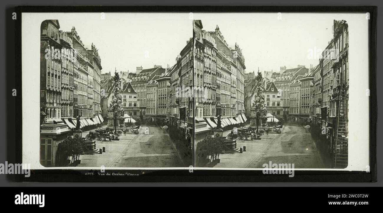 View of the Graben in Vienna, Austria, Ferrier Père fils et Soulier ...