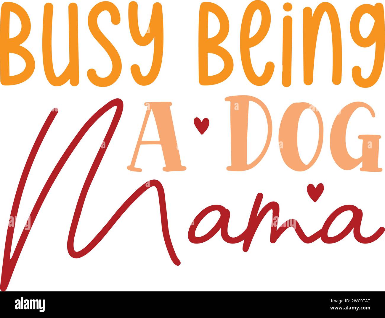 Female with a dog Stock Vector Images - Alamy